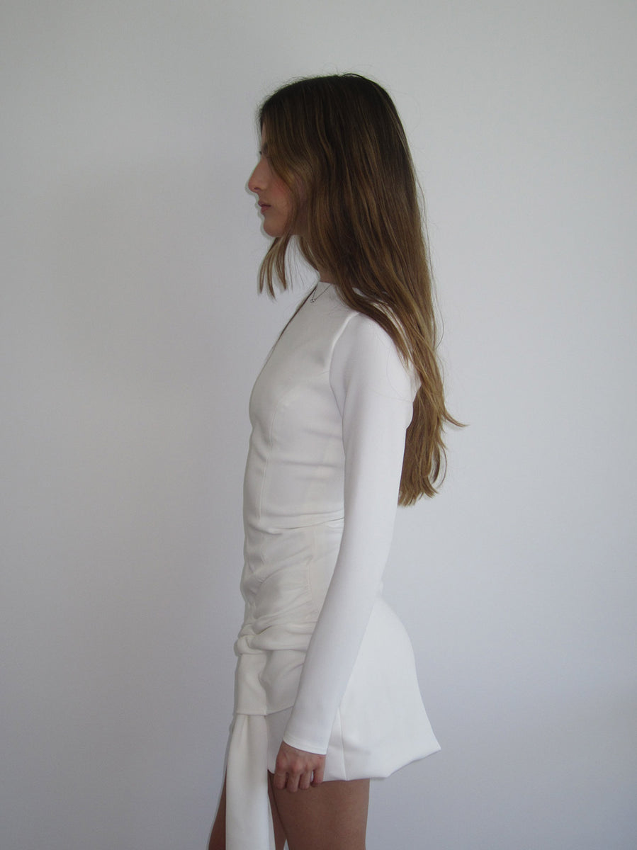 Feather Mini Dress Emi & Silvi – Luisa Nicholls